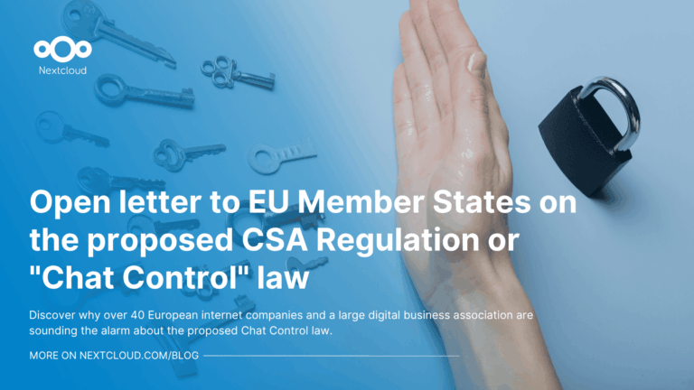 Open letter to EU Member States on the proposed CSA Regulation or "Chat ...