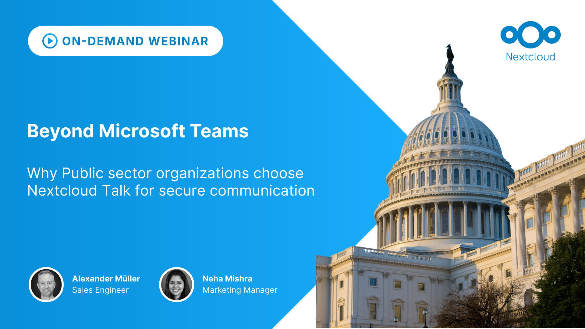 [On-demand webinar] Beyond Microsoft Teams: Why public sector organizations choose Nextcloud ...
