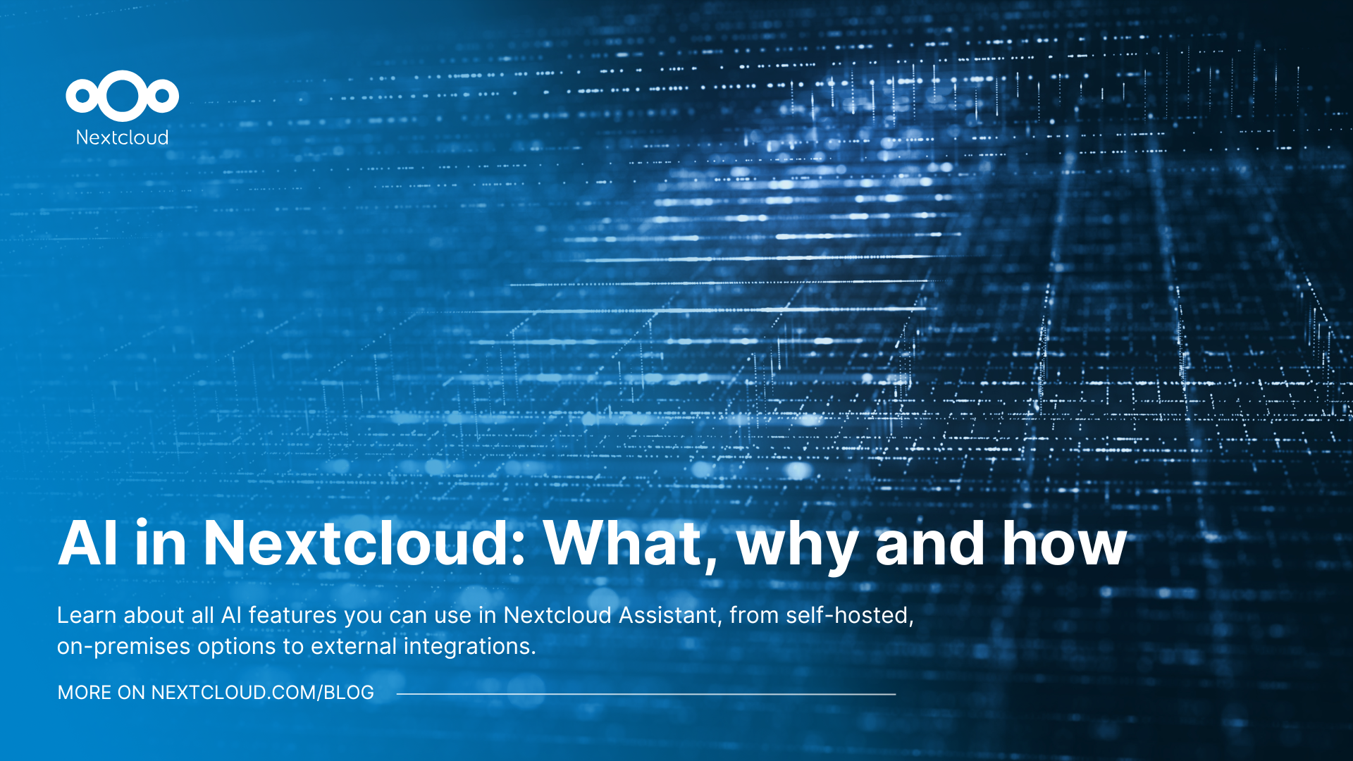 AI in Nextcloud: What, why and how - Nextcloud