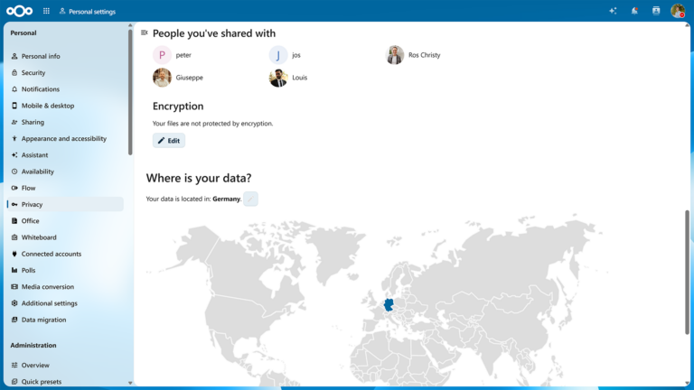 Self-hosted cloud collaboration platform for home users - Nextcloud