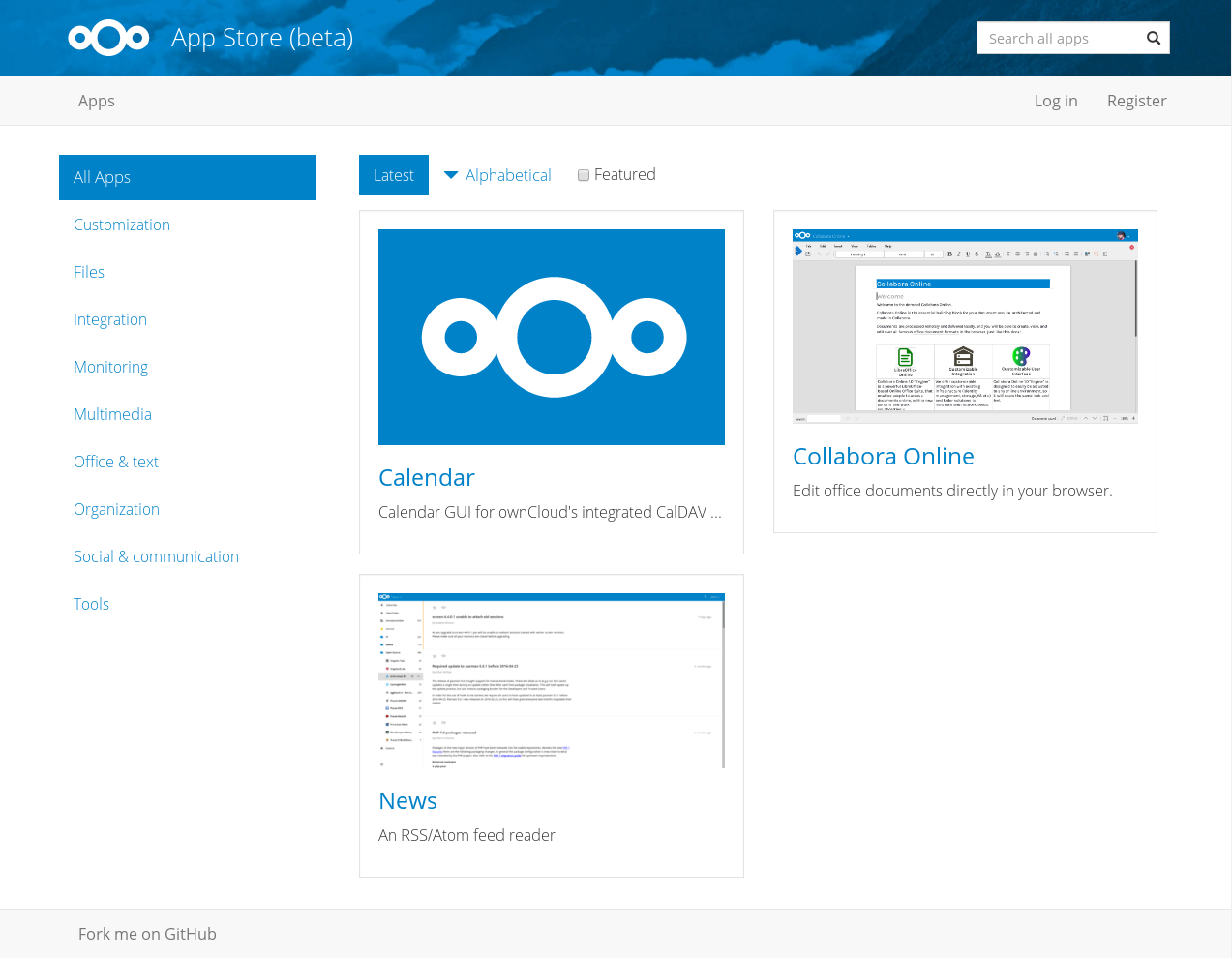 Nextcloud Appstore improvements - Nextcloud