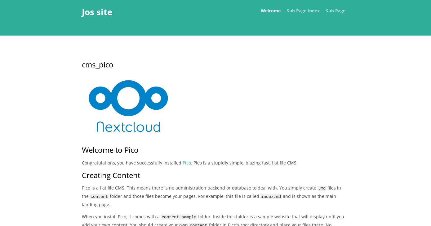 Nextcloud Introduces Easy Website Builder for Education Edition with PicoCMS - Nextcloud