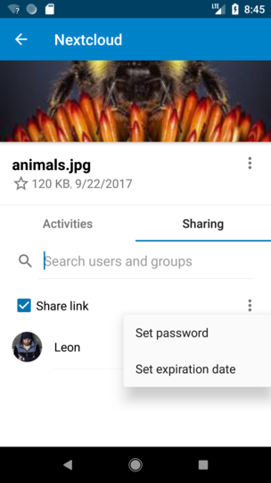 Nextcloud Android app update with improved user interface and sharing - Nextcloud