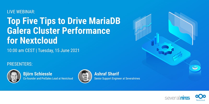Webinar: tips to drive Galera cluster performance for Nextcloud - Nextcloud