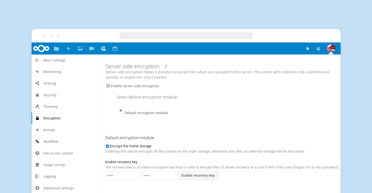 Encryption - Nextcloud