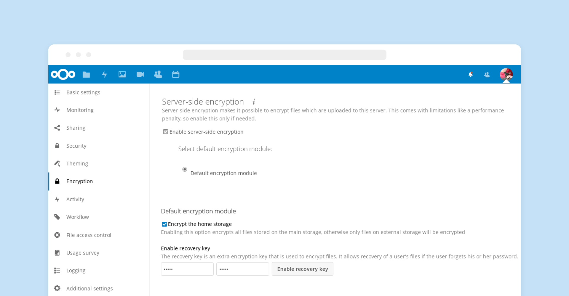 Encryption - Nextcloud