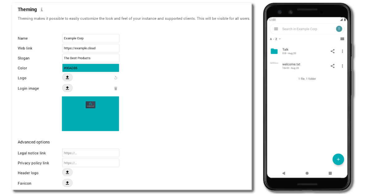 Branded Nextcloud clients - Nextcloud