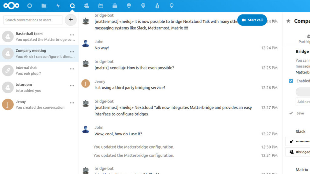 Nextcloud Talk