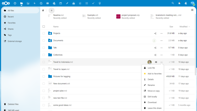Nextcloud Files - Open source file sync & share