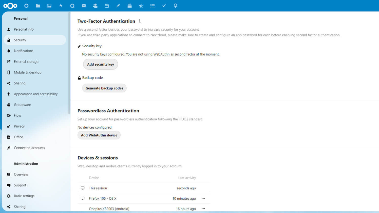 Nextcloud zu Hause - Nextcloud