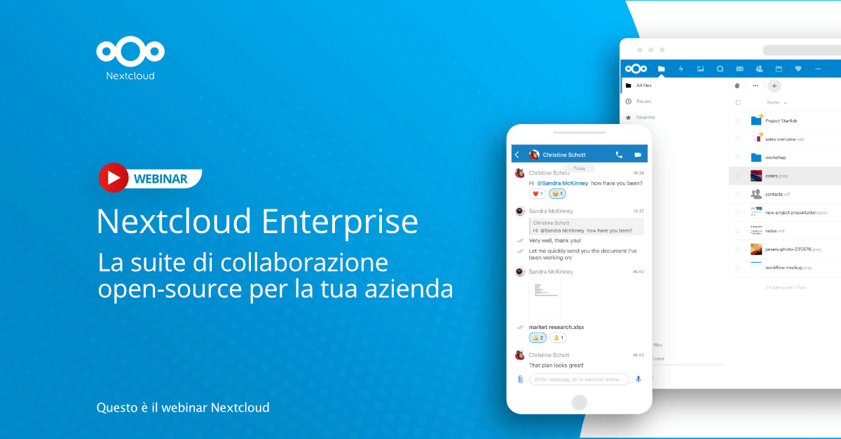 Nextcloud Enterprise Hub: La suite di collaborazione open-source per la ... Nextcloud Enterprise Hub: La suite di collaborazione open-source per la ...