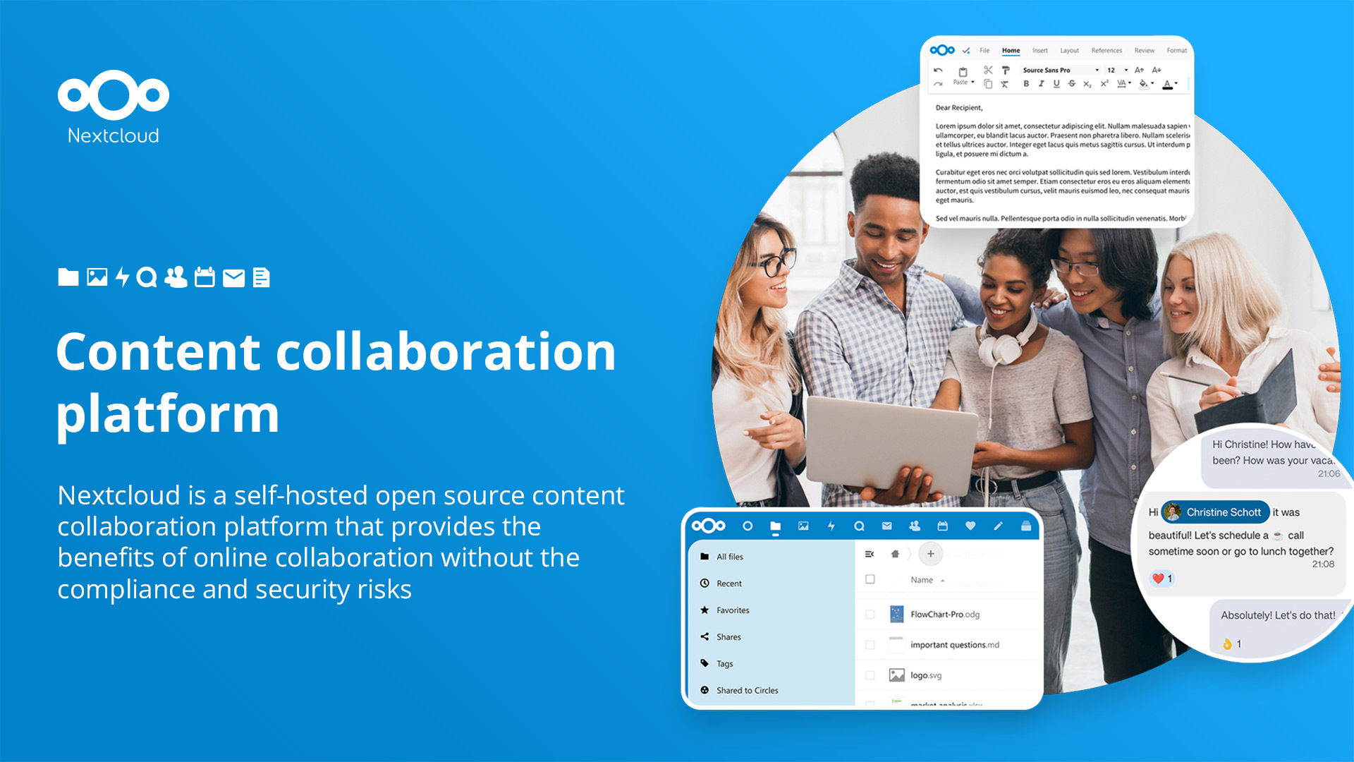 Nextcloud - Open source content collaboration platform