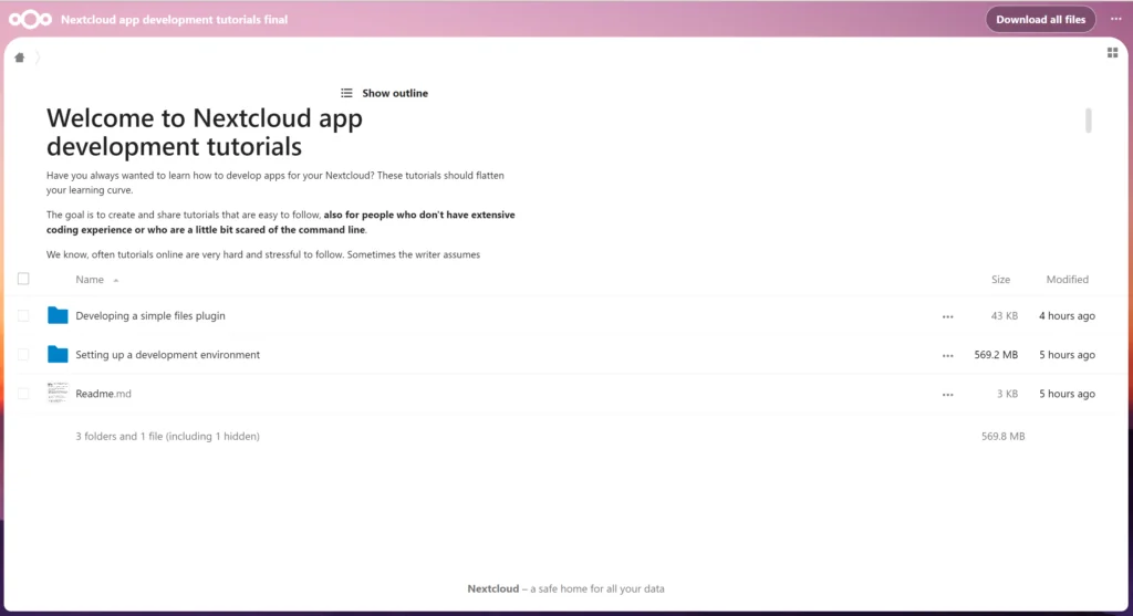Nextcloud App Development Tutorials: 1 step closer to creating an app! - Nextcloud